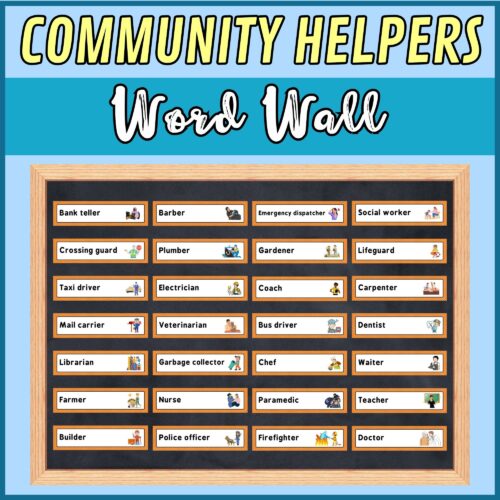 Community Helpers Activity Bundle - Coloring Pages, Word search ...