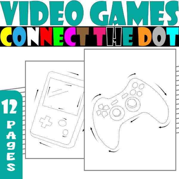 Video Games Connect The Dots for kids , Video Games Connect The Dots ...