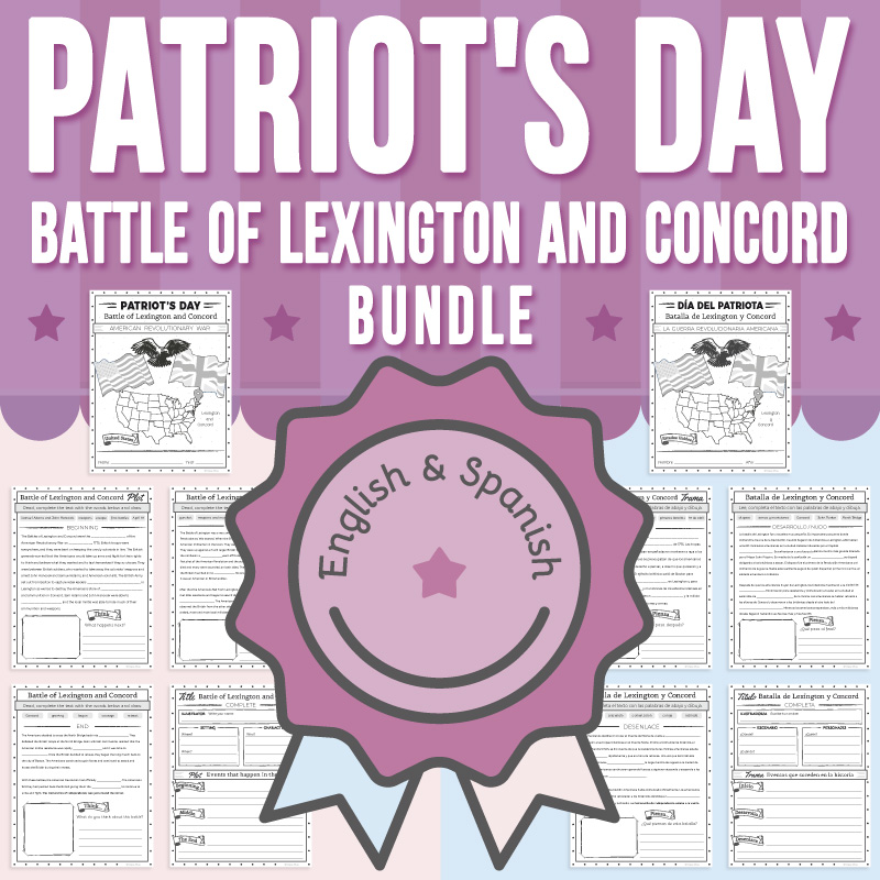 Patriot's Day | Battle of Lexington and Concord BUNDLE | Made By Teachers