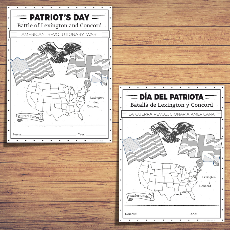 Patriot's Day | Battle of Lexington and Concord BUNDLE | Made By Teachers