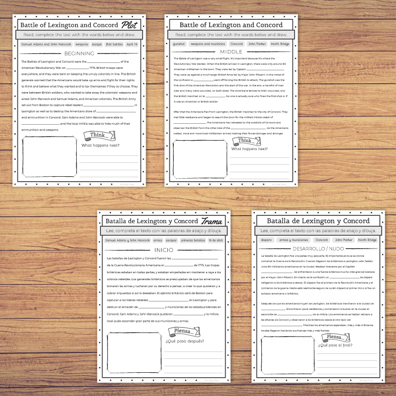 Patriot's Day | Battle of Lexington and Concord BUNDLE | Made By Teachers