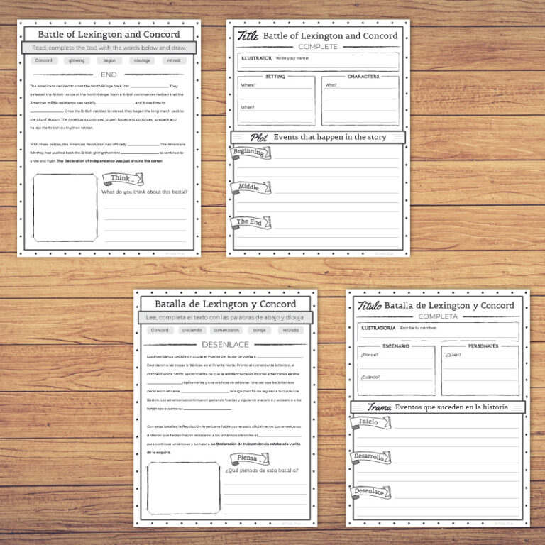 Patriot's Day | Battle of Lexington and Concord BUNDLE | Made By Teachers