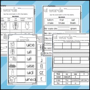 UI Words Phonics Worksheets | Made By Teachers