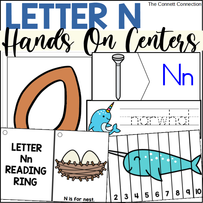 Letter N Hands On Centers | Made By Teachers