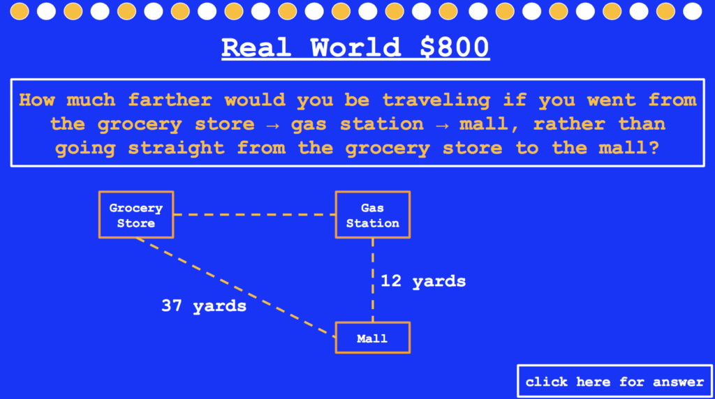 Pythagorean Theorem Jeopardy Style Review Game | Made By Teachers