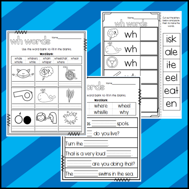 WH Words Worksheets | Made By Teachers