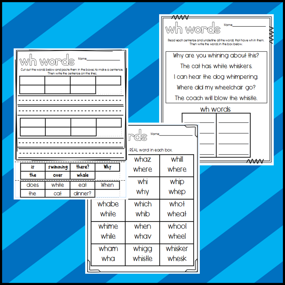 WH Words Worksheets | Made By Teachers