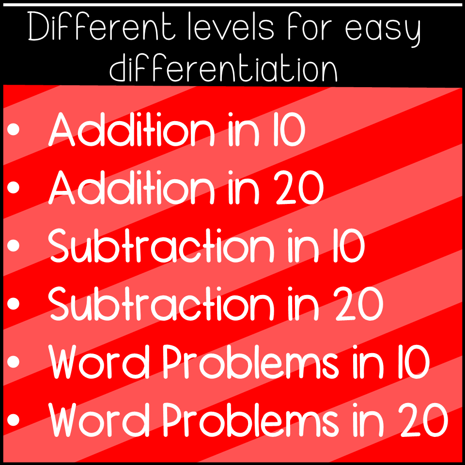 Christmas Addition and Subtraction Mystery Picture Worksheets | Made By ...