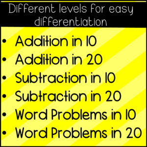 SUMMER Addition and Subtraction Mystery Picture Worksheets | Made By ...