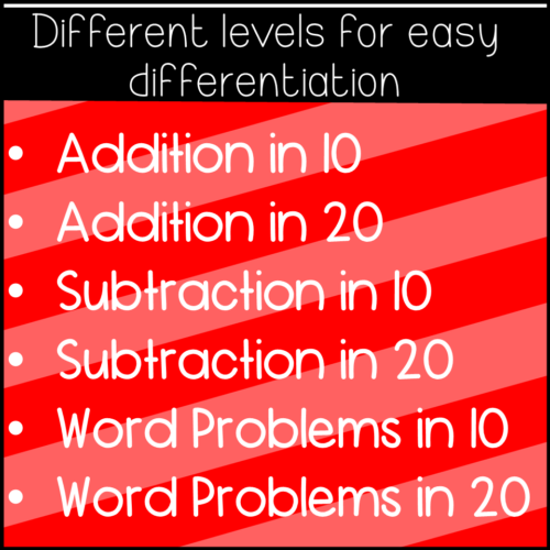 Thanksgiving Addition and Subtraction Mystery Picture Worksheets | Made ...