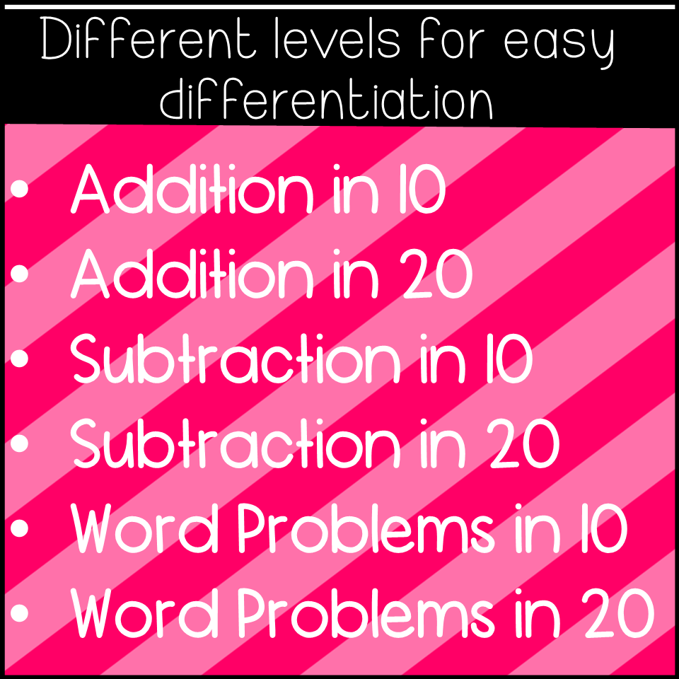 Valentine's Day Addition and Subtraction Mystery Picture Worksheets ...