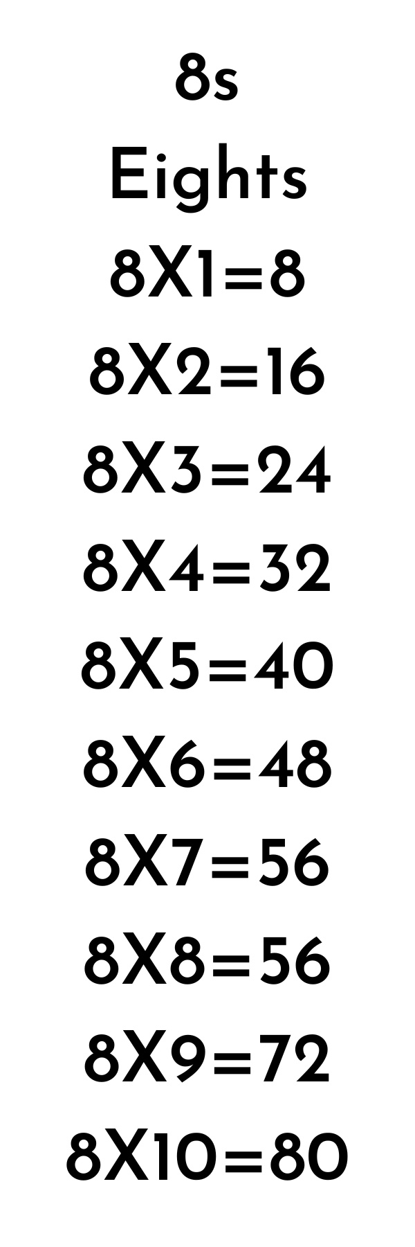 Mandala-Theme Multiplication Math Facts 8s Bookmarks | Made By Teachers