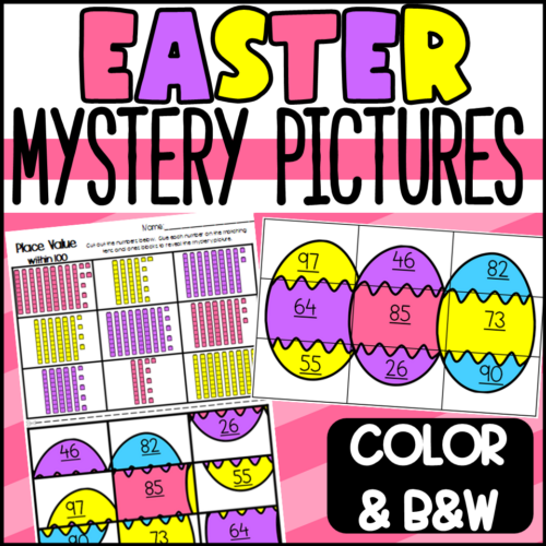 Easter Themed Place Value Mystery Pictures: Tens and Ones: within 20 & 100 | Made By Teachers