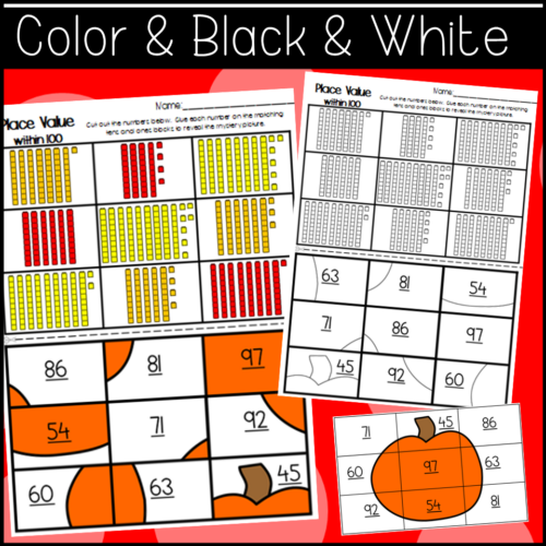 Fall Themed Place Value Mystery Pictures: Tens and Ones: within 20 ...