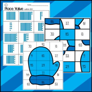 WINTER Themed Place Value Mystery Pictures: Tens and Ones: within 20 ...