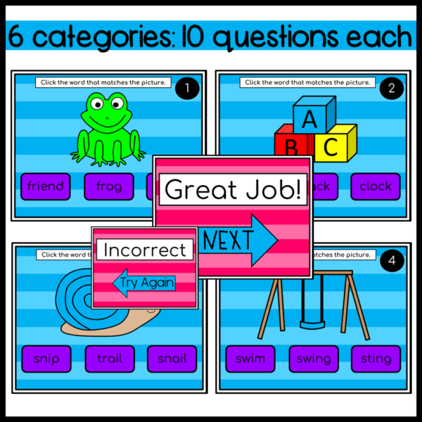 Beginning Blends Google Classroom Interactive Slides l Digital Learning ...