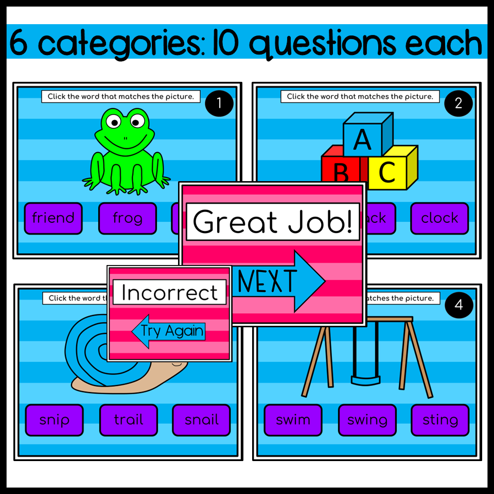 Beginning Blends Google Classroom Interactive Slides l Digital Learning ...