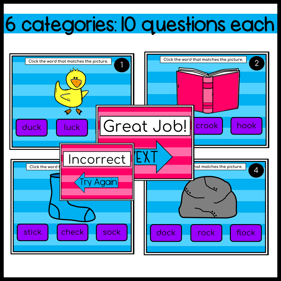 CK Words Google Classroom Interactive Slides l Digital Learning | Made ...