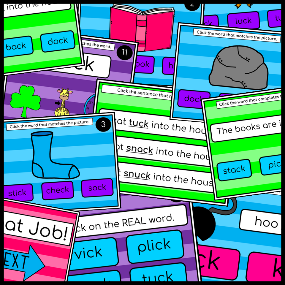 CK Words Google Classroom Interactive Slides l Digital Learning | Made ...