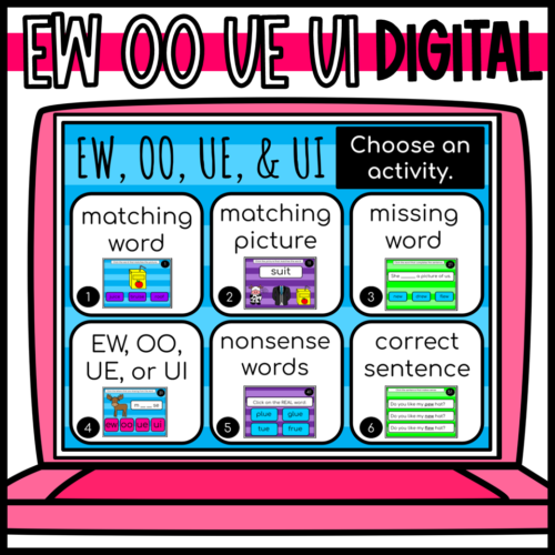 EW OO UE UI Words Interactive Slides l Digital Learning l Google ...
