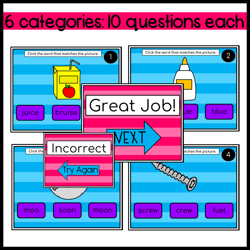 EW OO UE UI Words Interactive Slides l Digital Learning l Google ...