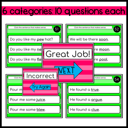 EW OO UE UI Words Interactive Slides l Digital Learning l Google ...
