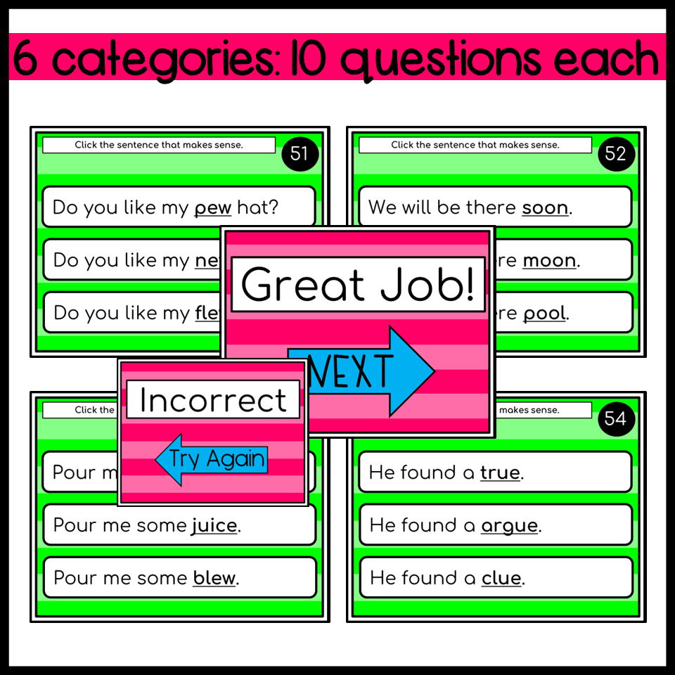 EW OO UE UI Words Interactive Slides l Digital Learning l Google ...