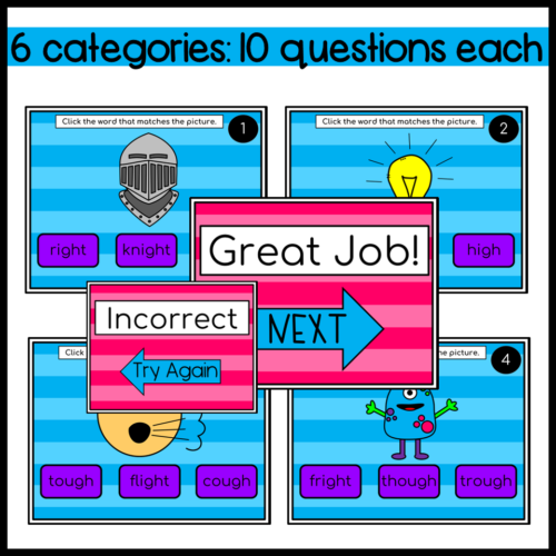 GH Words Google Classroom Interactive Slides l Digital Learning | Made ...
