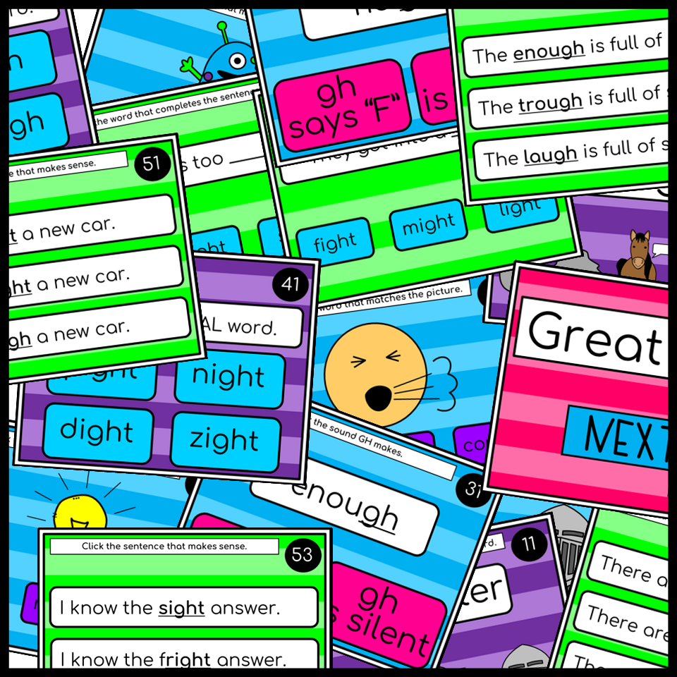 GH Words Google Classroom Interactive Slides l Digital Learning | Made ...