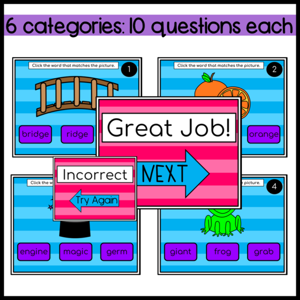 Hard and Soft G Google Classroom Interactive Slides l Digital Learning ...