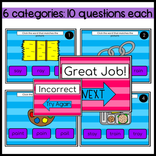 Interactive AI and AY Digital Learning Google Classroom Phonics Slides ...