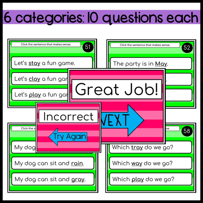 Interactive AI and AY Digital Learning Google Classroom Phonics Slides ...