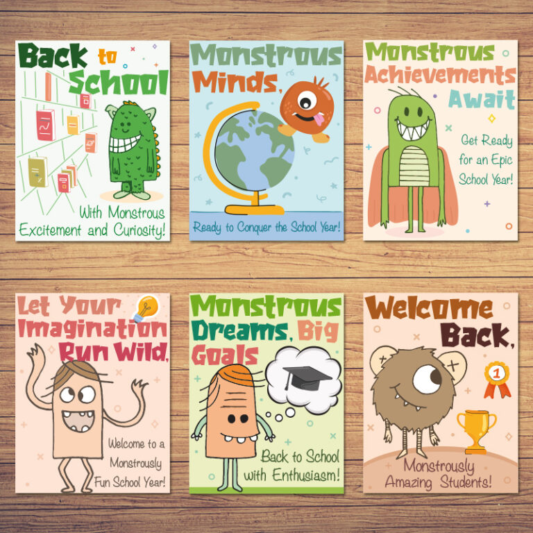 Back to School Monsters Posters | Made By Teachers