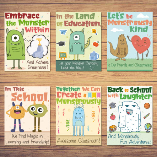 Back to School Monsters Posters | Made By Teachers