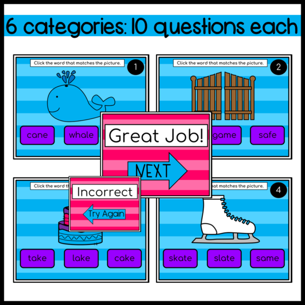 Long A Words Google Classroom Interactive Slides l Digital Learning ...