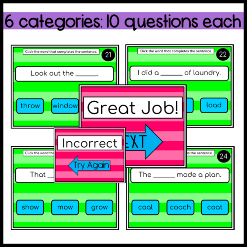 OA OW Words Google Classroom Interactive Slides l Digital Learning ...