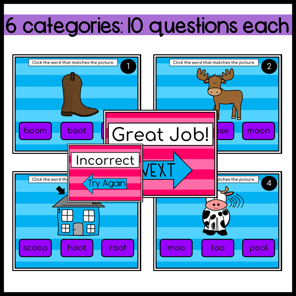 OO Words Google Classroom Interactive Slides l Digital Learning | Made ...