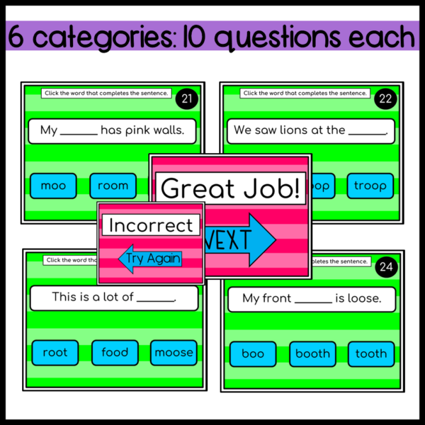 OO Words Google Classroom Interactive Slides l Digital Learning | Made ...