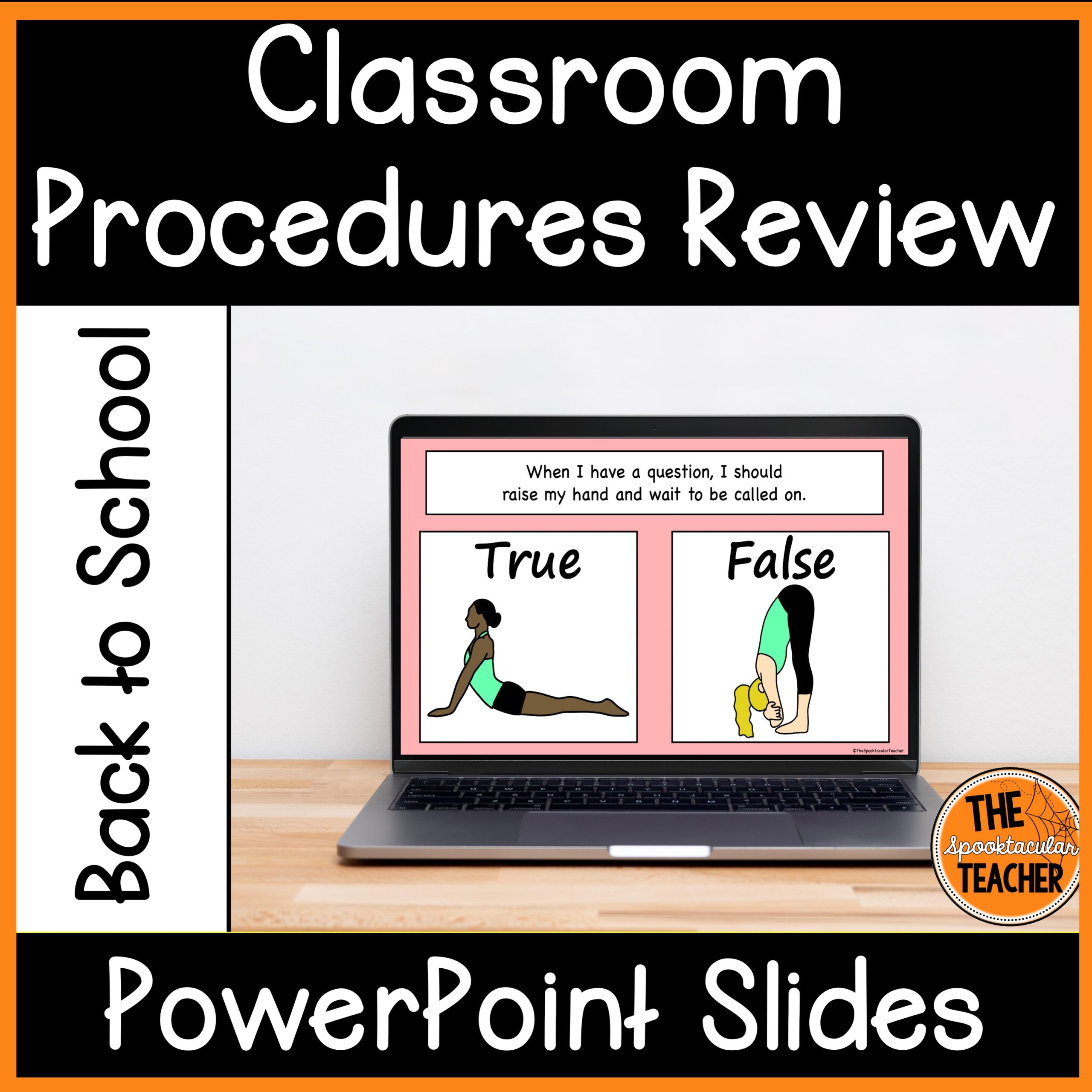 Classroom Procedure Review Yoga Slides | Made By Teachers