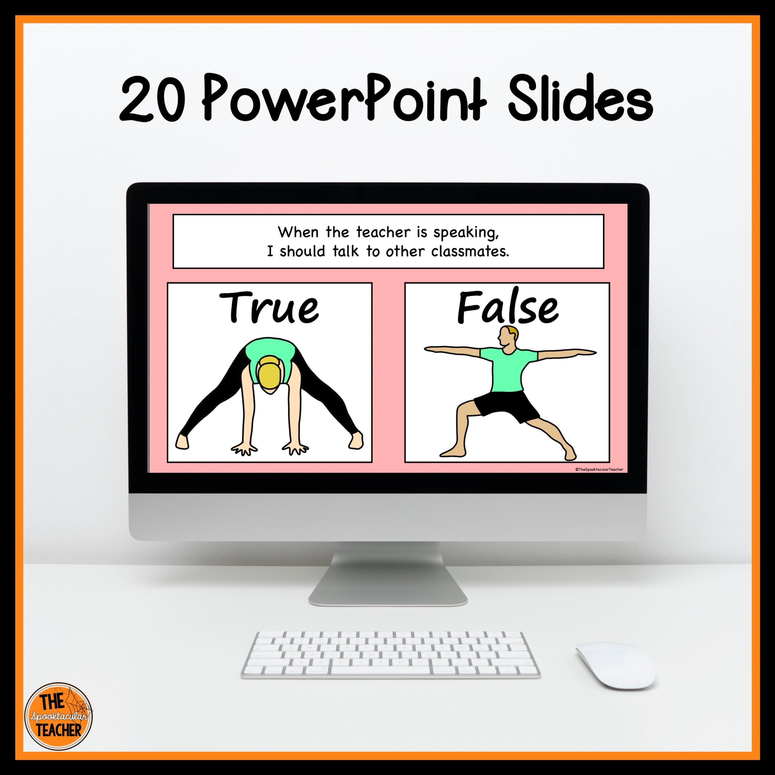 Classroom Procedure Review Yoga Slides | Made By Teachers