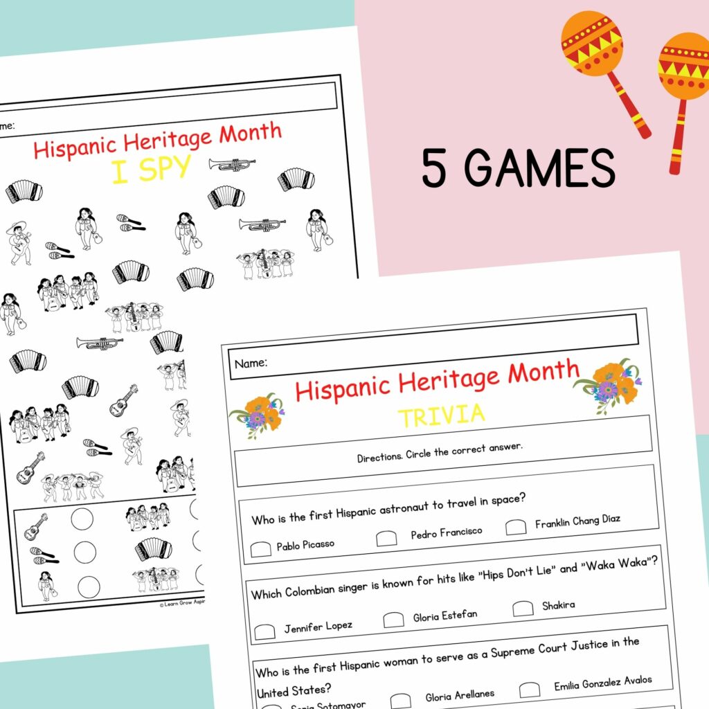 National Hispanic Heritage Games And Activities | Made By Teachers