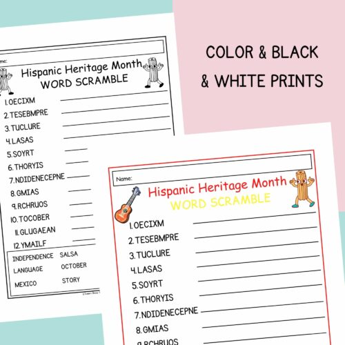 National Hispanic Heritage Games And Activities | Made By Teachers