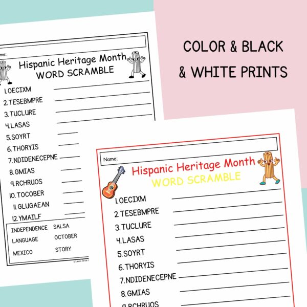 National Hispanic Heritage Games And Activities | Made By Teachers