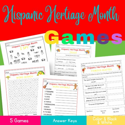 National Hispanic Heritage Games And Activities | Made By Teachers