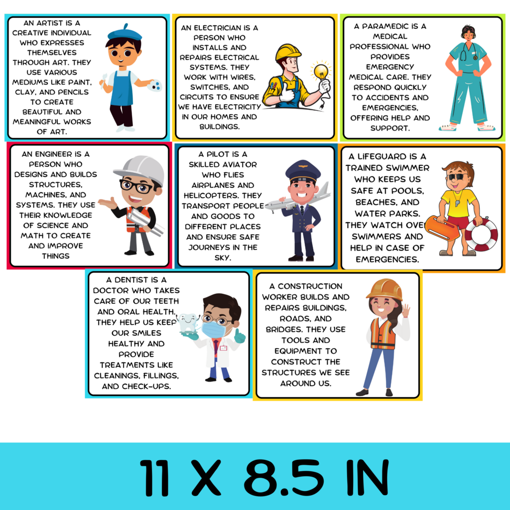 Community Helpers Emergent Reader Book - Labor Day Emergent Reader ...