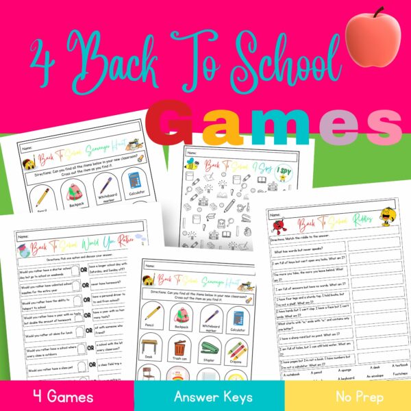 Back To School Icebreaker Games & Activities | Made By Teachers