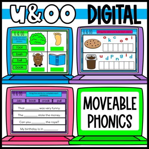 U and OO Movable Phonics | Google Classroom | Made By Teachers