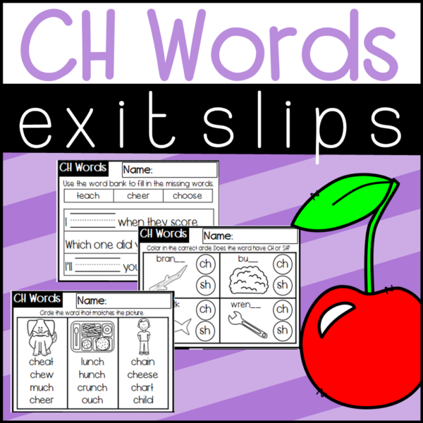 CH Words Phonics Assessment | Made By Teachers