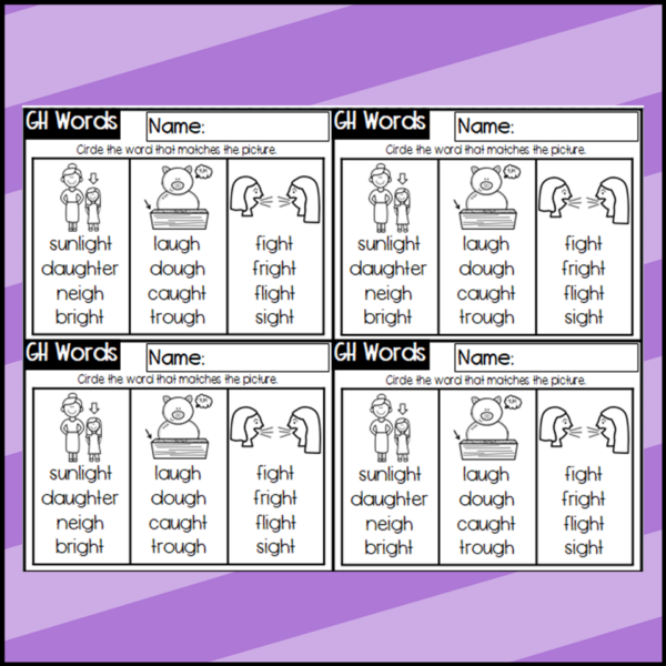GH Words Phonics Exit Slips | Made By Teachers