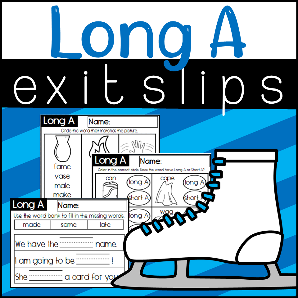 AT ET IT OT and UT Word Family Exit Slips | Made By Teachers